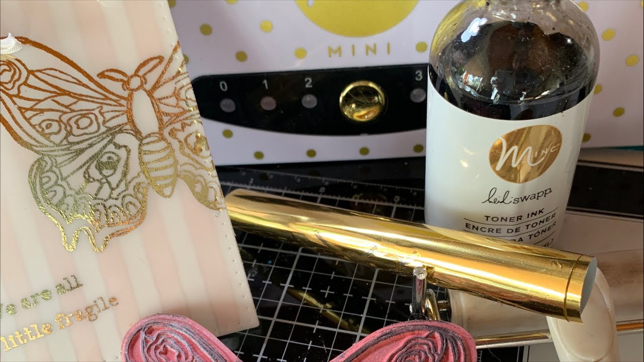 Heidi Swapp Toner Ink for MINC laminator - YouTube