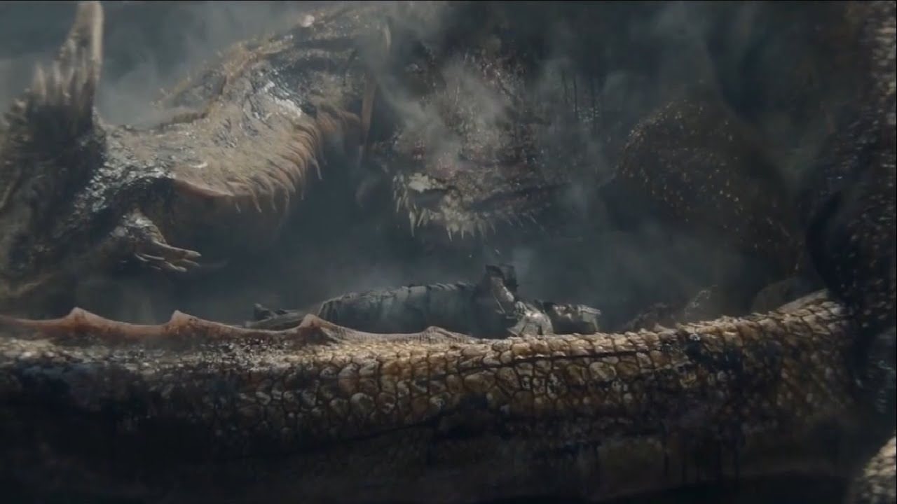 House Of The Dragon Season 2 Episode 4 Vhagar Sunfyre Meleys fight ...