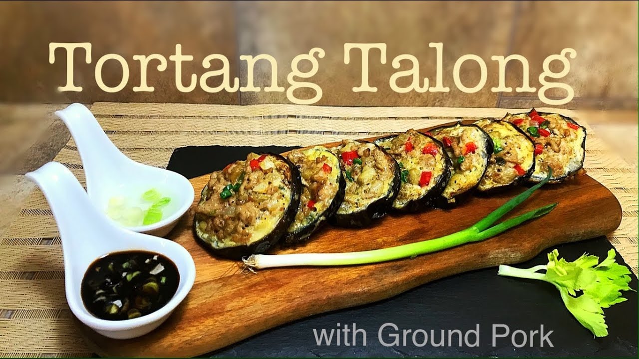 Talong Omelette || Tortang Talong with Ground Pork - YouTube