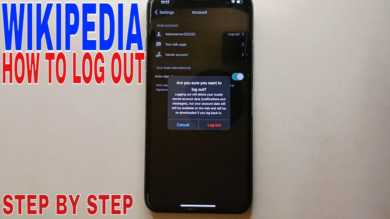 How To Logout On Wikipedia 🔴 - YouTube