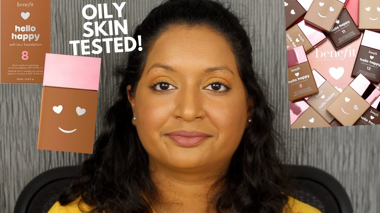 Benefit Cosmetics Hello Happy Soft Blur Foundation Review (1 Week Wear ...