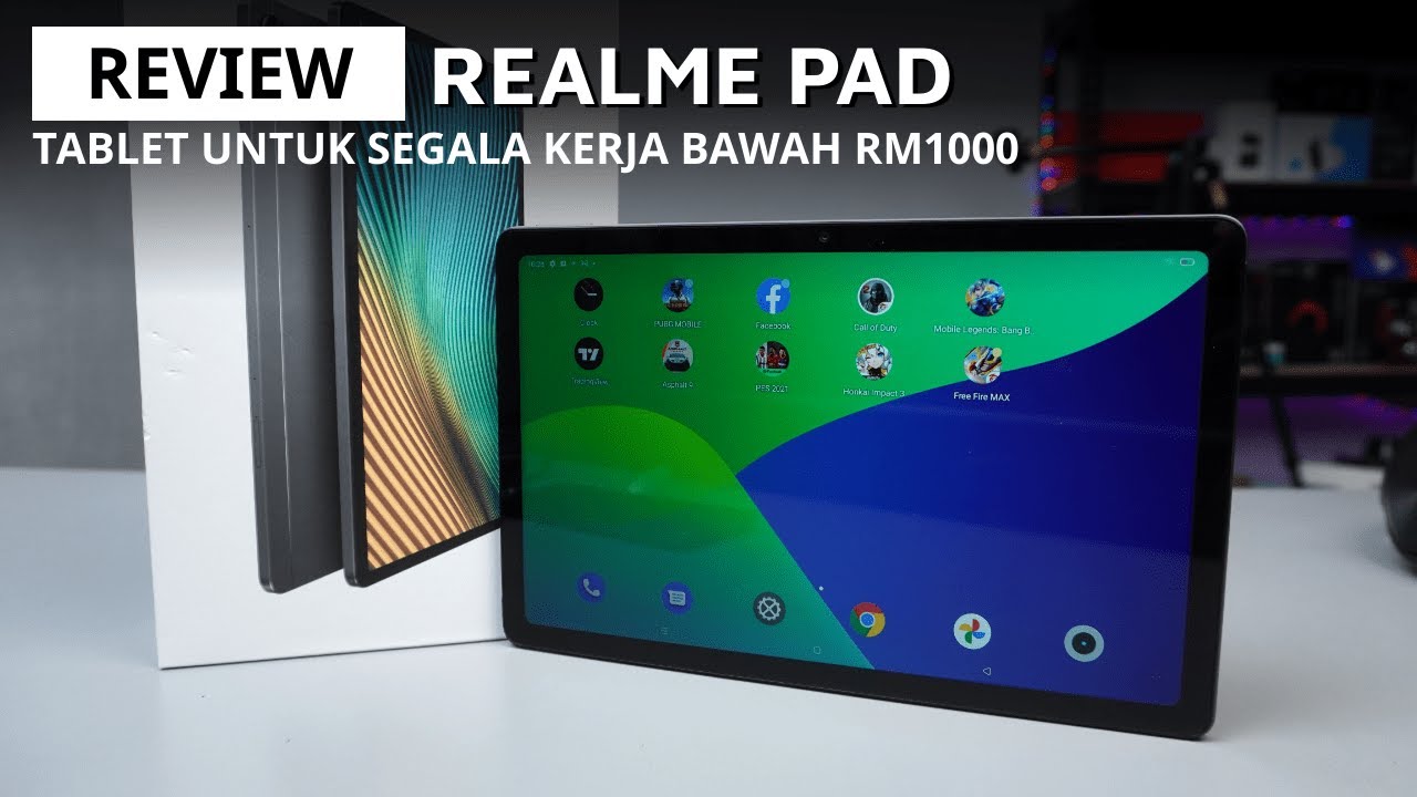 REVIEW | REALME PAD , Segalanya Ada Untuk Sebuah Tablet - YouTube