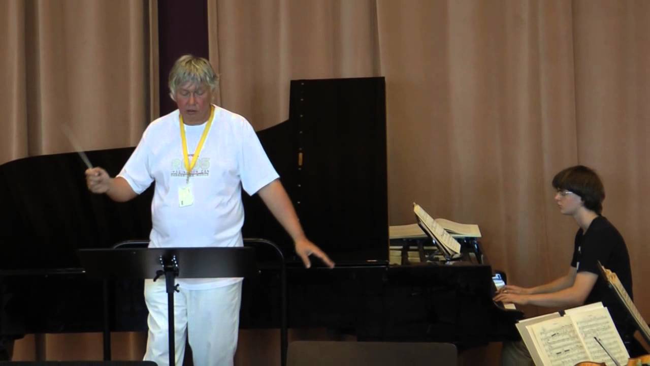 Ránki Fülöp próbál a Nemzeti Filharmonikusokkal, Kocsis Zoltán ...