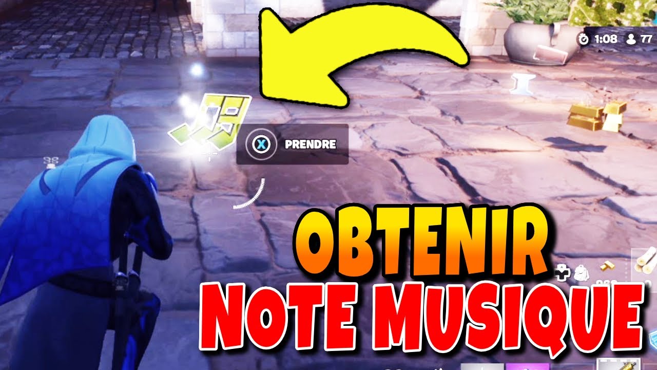 Obtenir des Notes de Musique sur Fortnite Saison 3 Emplacement Note ...