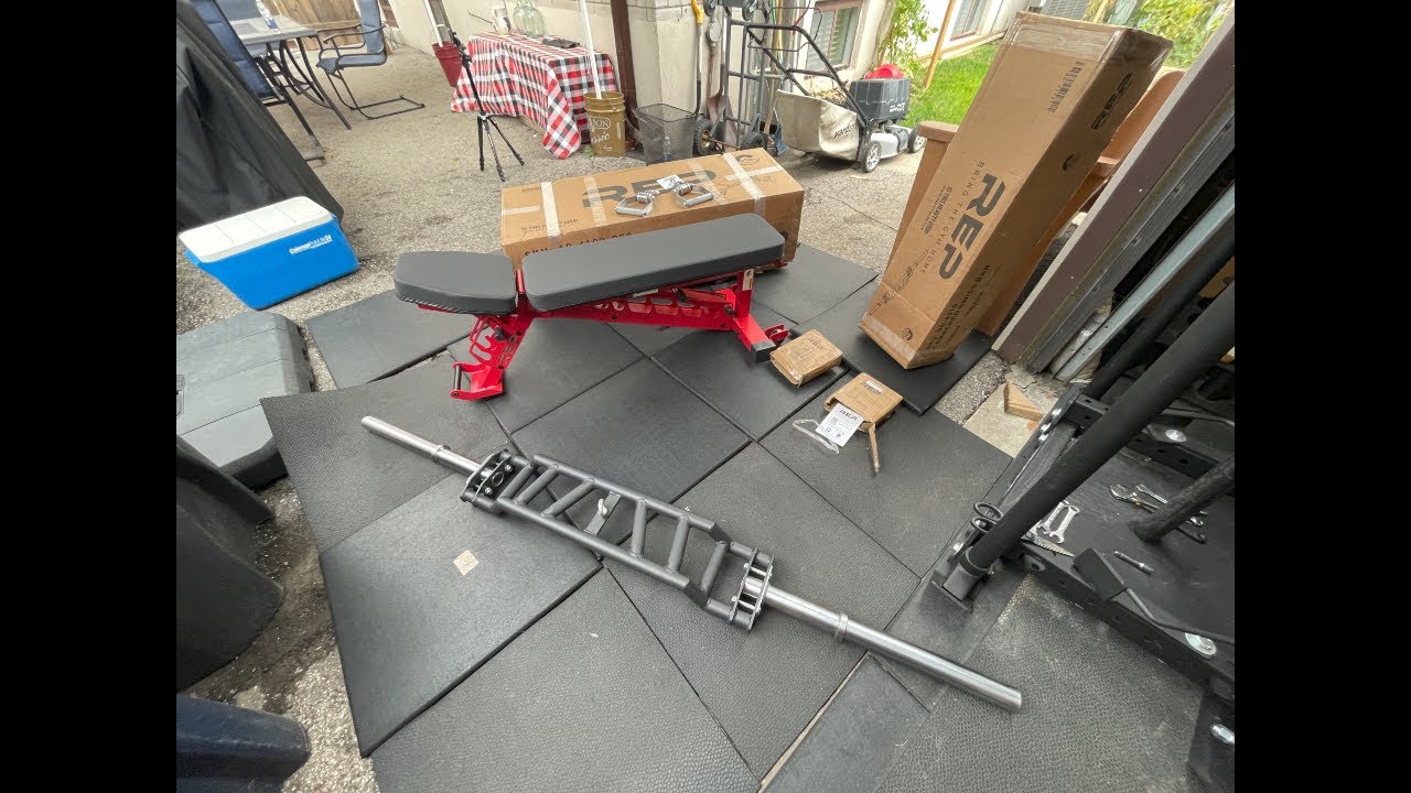 Home Garage Gym Equipment REP Fitness AB 4100 Adjustable Weight Bench ...