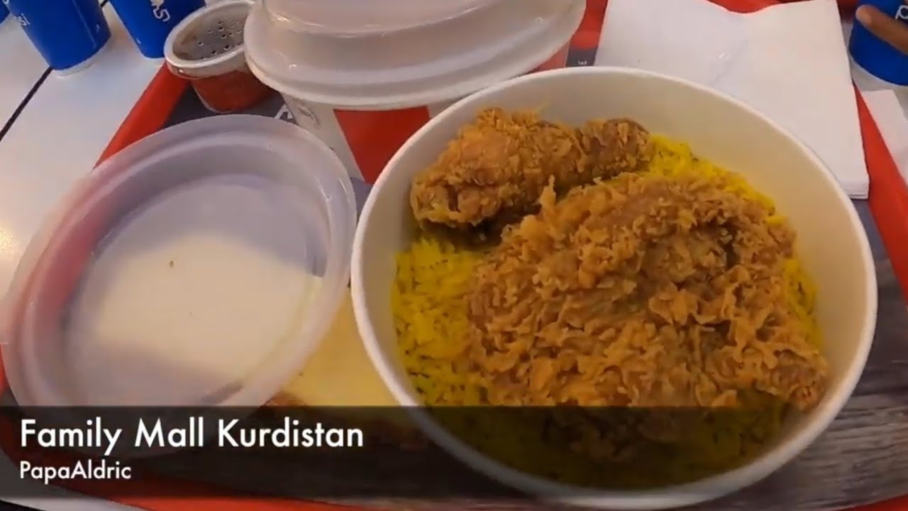 Delicious Lunch KFC Family Mall Kurdistan - YouTube