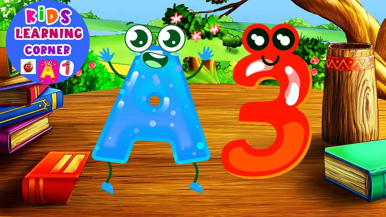 ABC &123 Learning For Toddlers | ABC and Numbers For Preschool | ABC ...