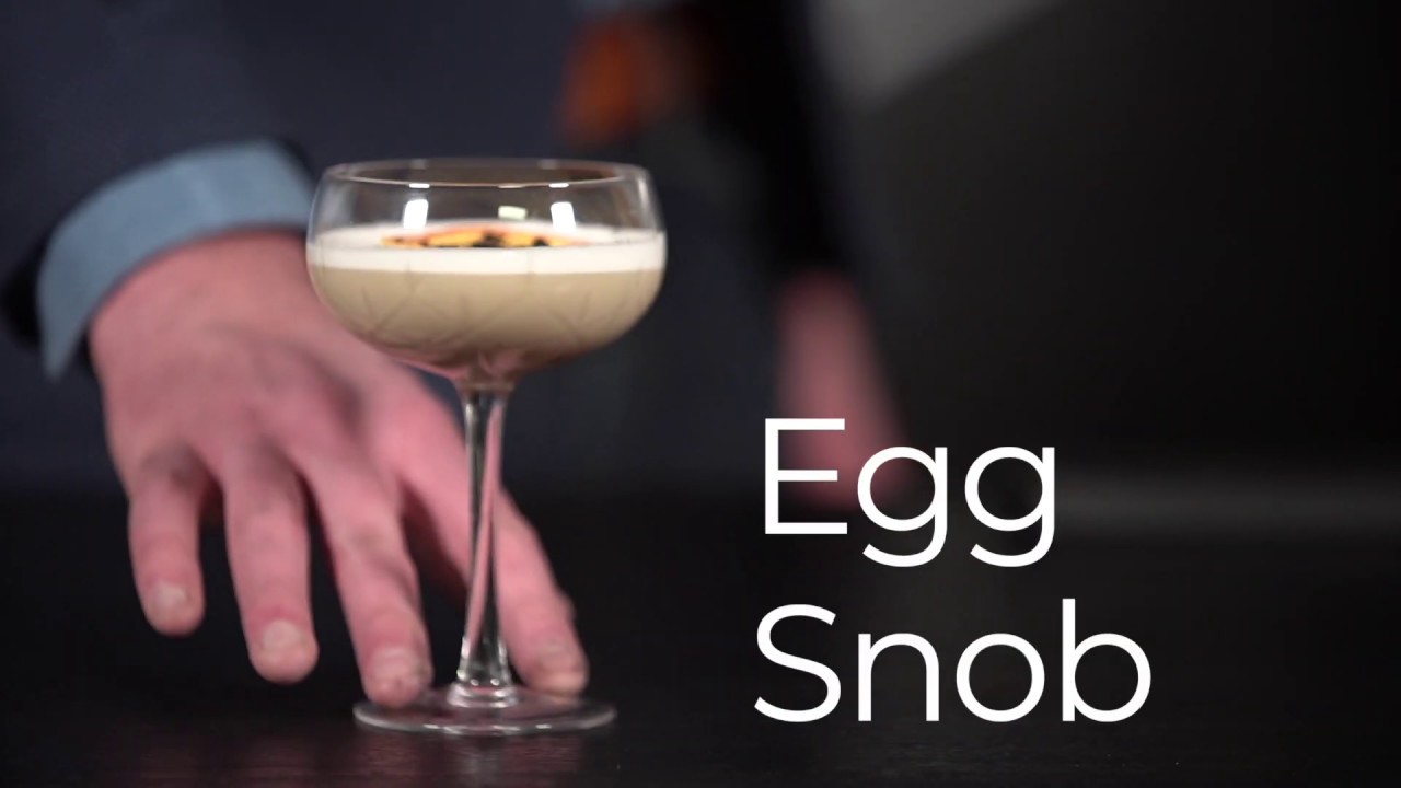 How to Make an Egg Snob cocktail - YouTube