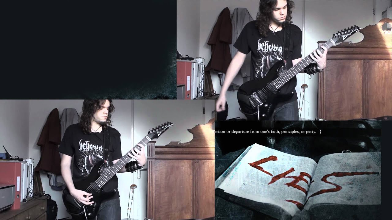 Behemoth - At The Left Hand Ov God (Guitar + Vocal cover) - YouTube