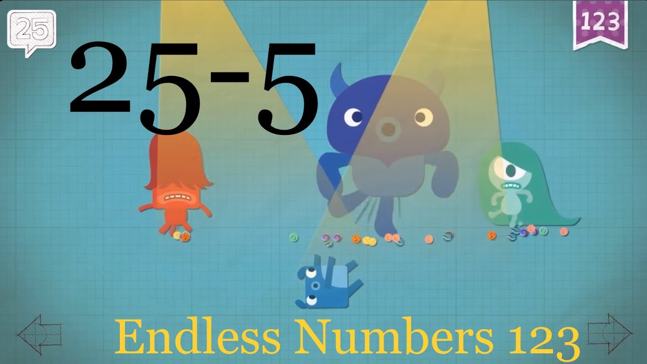 25-5 I LOVE NUMBERS (ENDLESS NUMBERS) 123 - YouTube