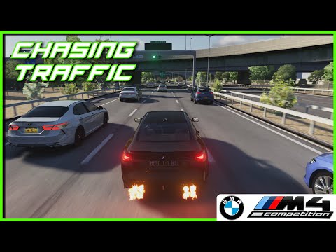 Fearless Drive: Navigating Heavy Traffic in BMW M4