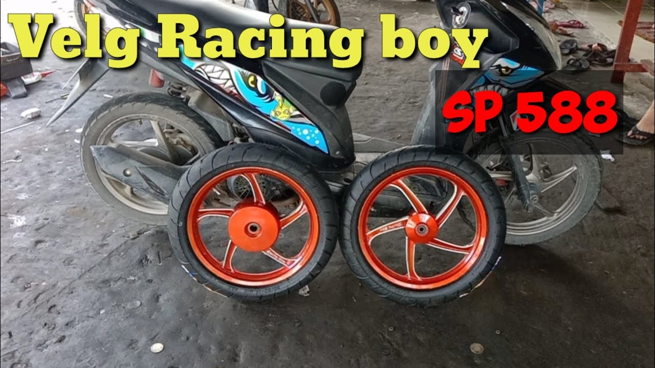 PASANG VELG RCB (Racing boy) SP588 DI HONDA BEAT 2014 - YouTube