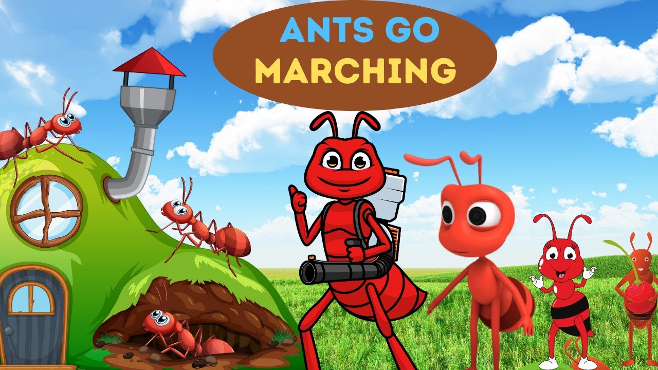 The Ants Go Marching | Ants Go Marching | Nursery Rhymes | Kids Rhymes ...