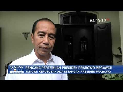 Jokowi Buka Suara Terkait Rencana Pertemuan Megawati dan Prabowo - YouTube