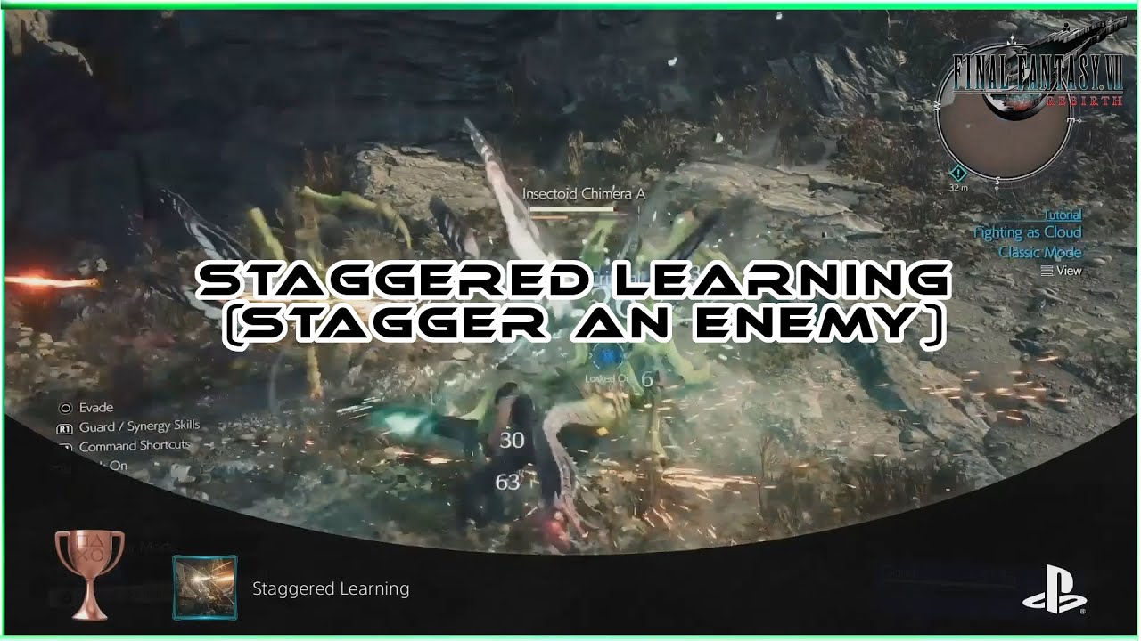 Staggered Learning (Easy Stagger An Enemy) Final Fantasy VII Rebirth ...