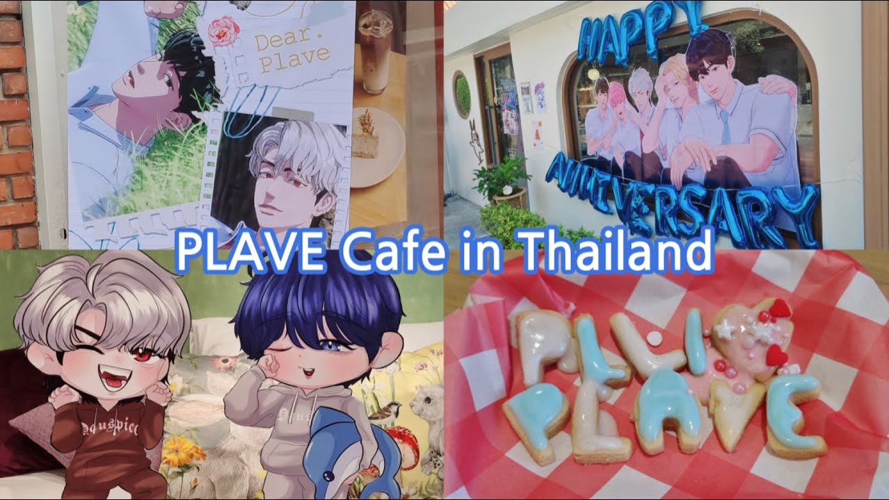 PLLI VLOG [2] ไปเที่ยวคาเฟ่ PLAVE ครบรอบ 1 ปีกัน! I PLAVE's 1st ...