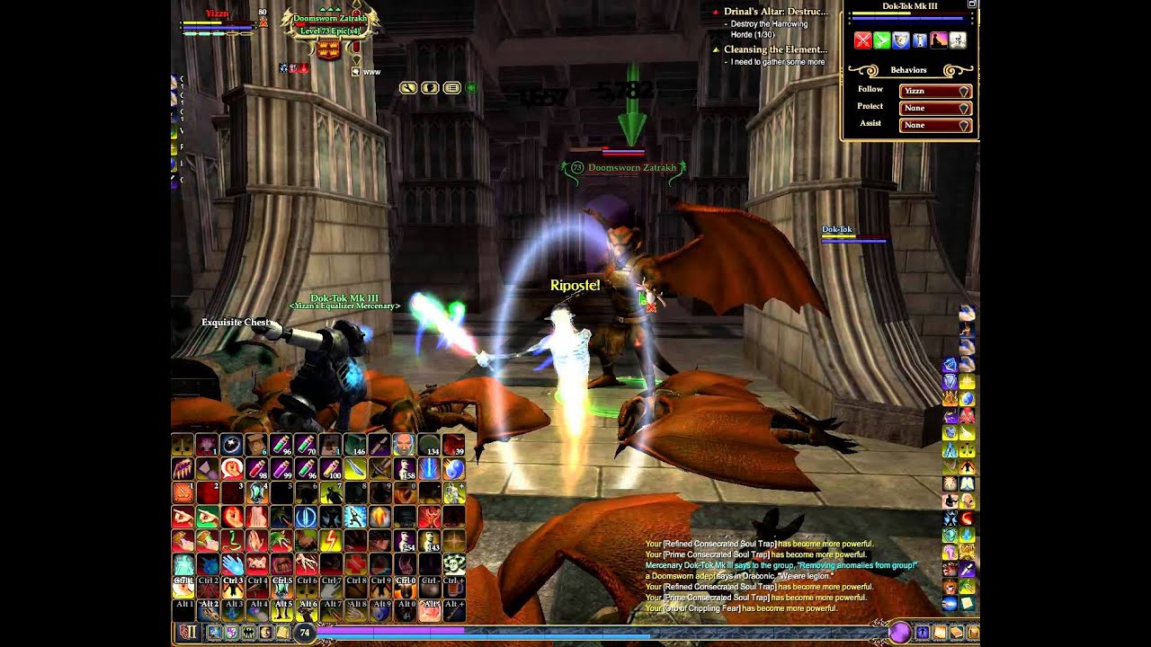 EQ2 Yizzn Fitzz the low DPS Monk ^^ does Vyemm and some more Nameds ...