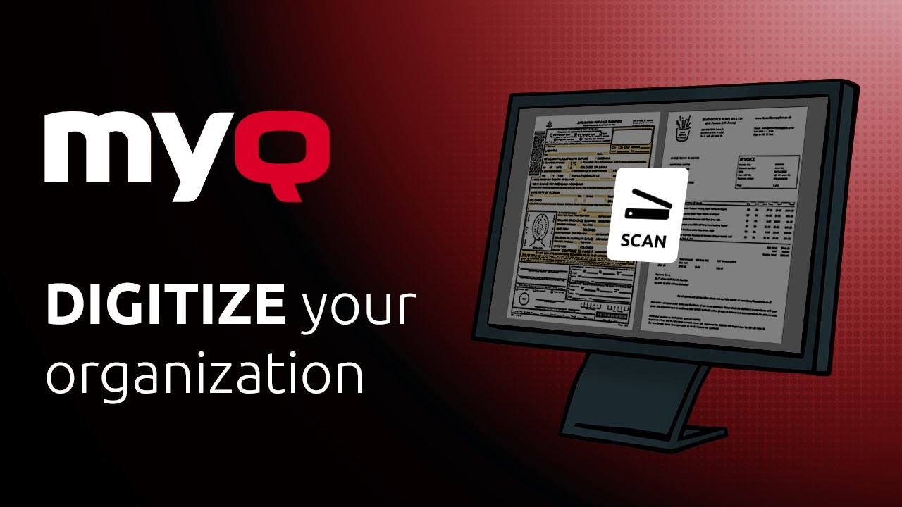 Digitize your office with MyQ's document processing - YouTube