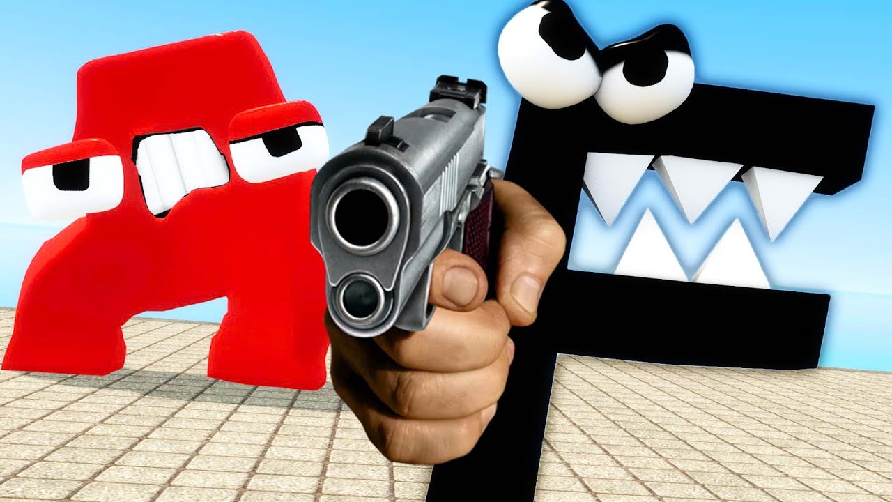 Learn the Alphabet... OR ELSE (Alphabet Lore) - YouTube