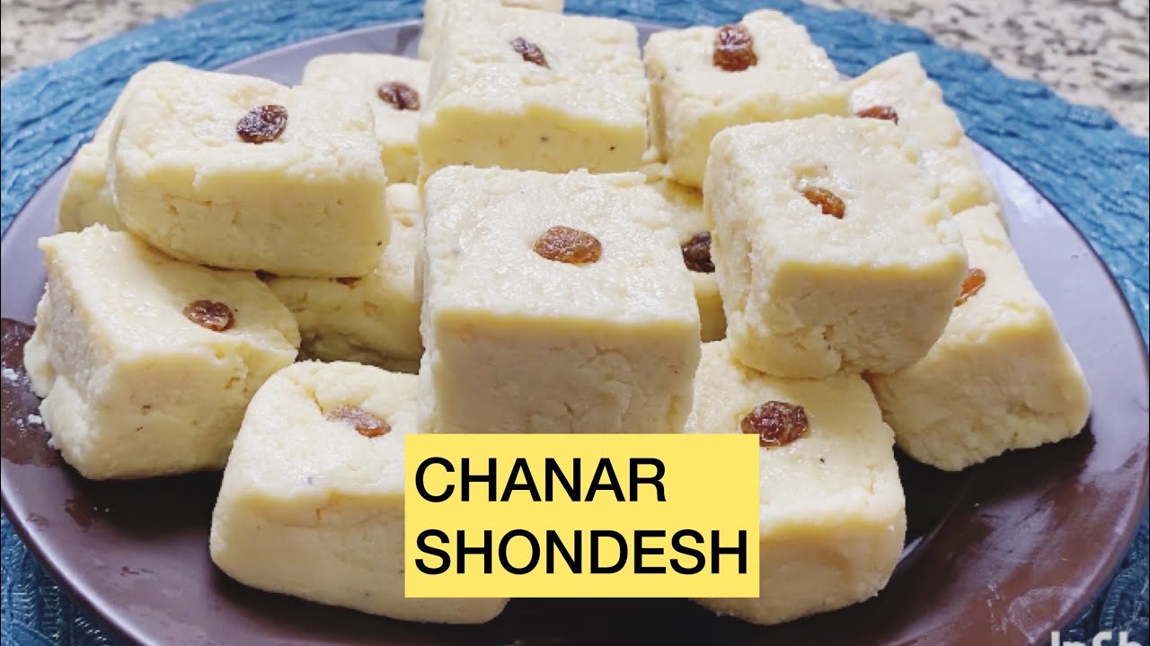মিষ্টির দোকানে মত ছানার সন্দেশ রেসিপি ।Chanar Shondesh Recipe Bengali ...