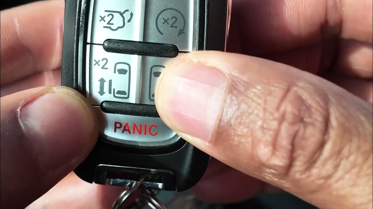 Chrysler Pacifica - How to Use Key Fob - YouTube