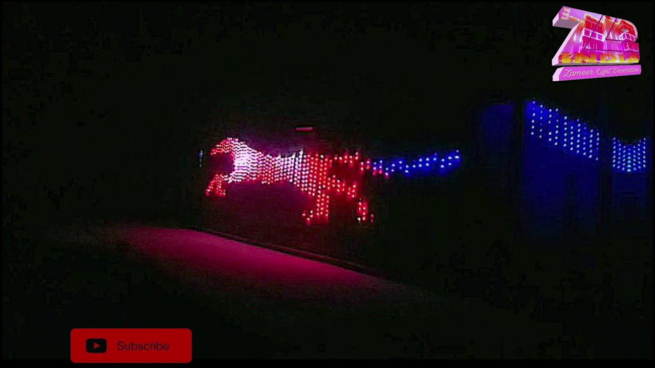 PIxel LED Building Decorate Horse Programming Effect || Programing ...