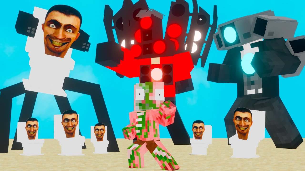Monster School : BECOME SKIBIDI TOILET - Minecraft Animation - YouTube