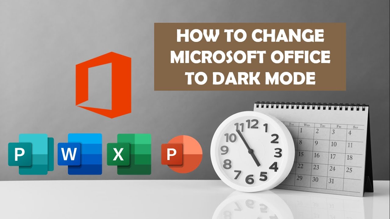 How To Change Microsoft Office 2016 2019 To Dark Mode YouTube how-to-change-microsoft-office-2016-2019-to-dark-mode-youtube