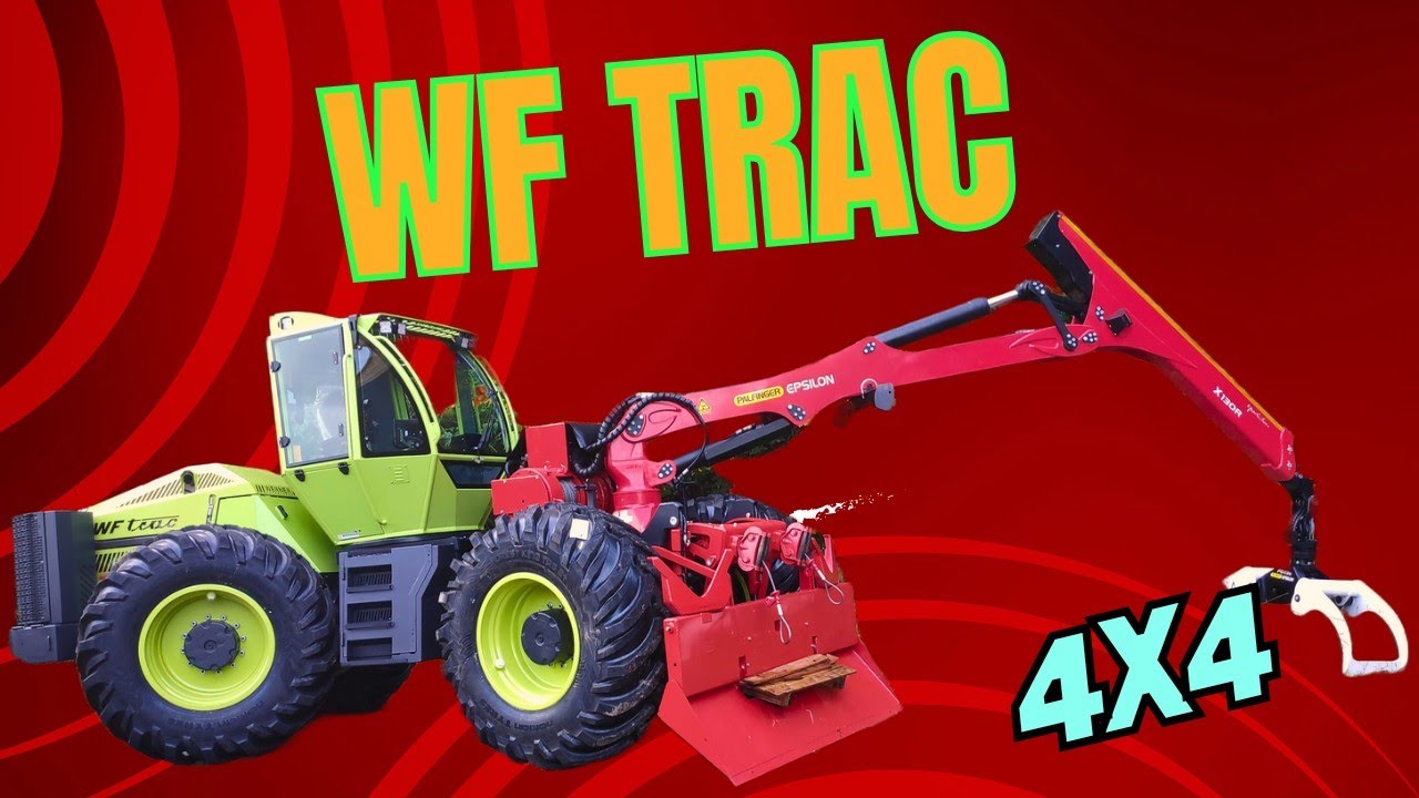 Werner Forst WF trac S 2865 4x4 forstspezialschlepper mit Palfinger ...