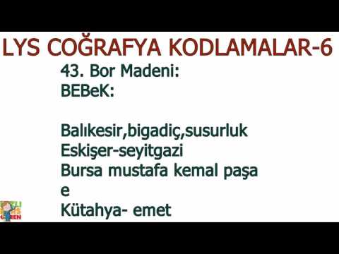 Ayt Coğrafya-Akılda Kalıcı Pratik Kodlamalar-6