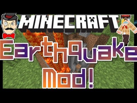 Minecraft Mods - EARTHQUAKE ! Natural Disaster Mod ! - YouTube