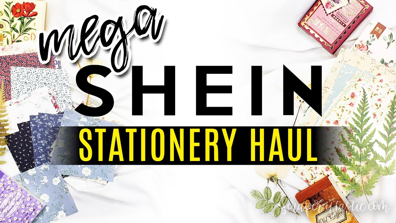 My First SHEIN Order MEGA Stationery Haul What's New Wednesday - YouTube