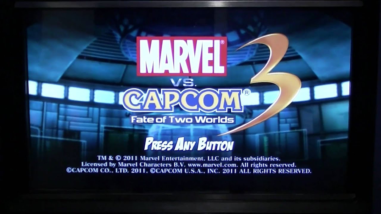 Marvel Vs Capcom 3 - Noir Arcade Cabinet - YouTube