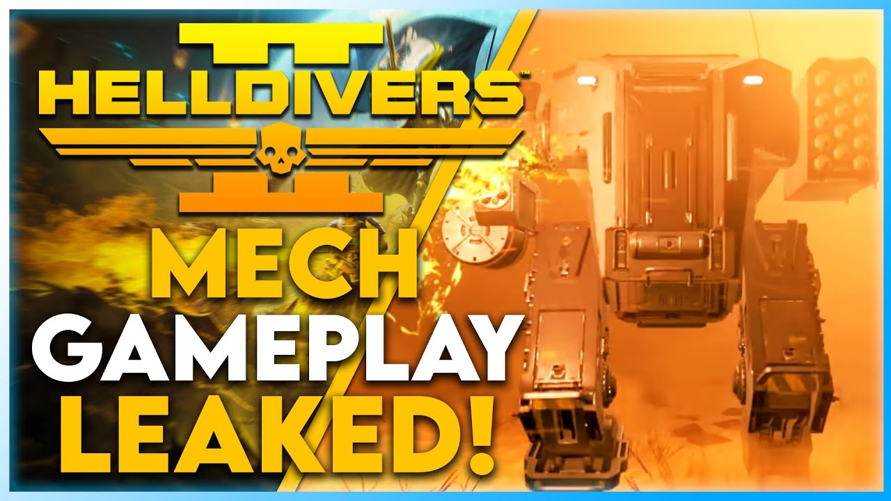 MECH Gameplay LEAKED In HELLDIVERS 2! - YouTube