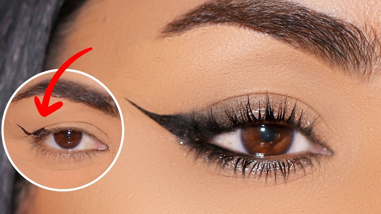 Why This is my Favorite HOODED Eyes Winged Liner! - YouTube