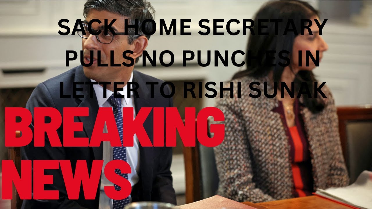 SUELLA BRAVERMAN'S LETTER IN FULL AS EX-HOME SECRETARY... - YouTube
