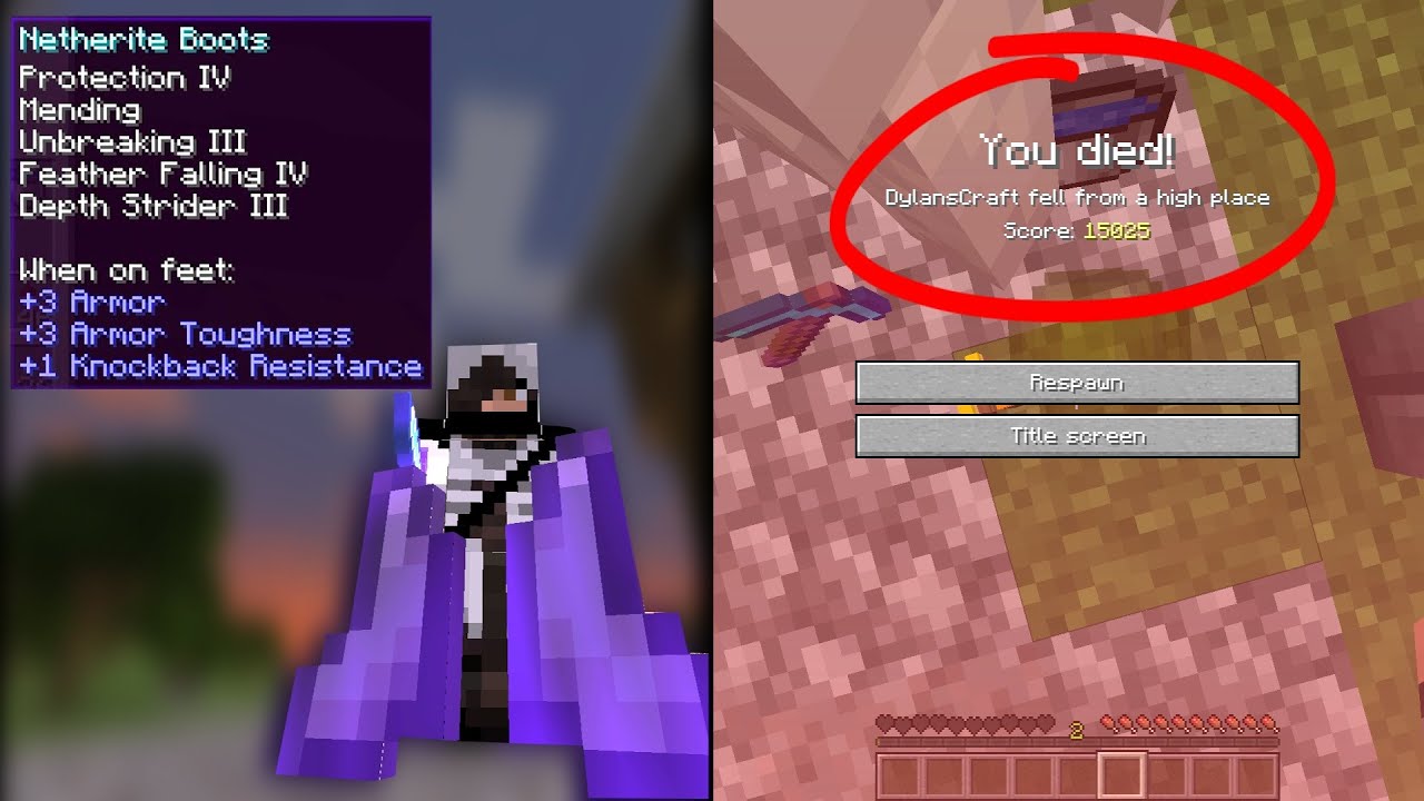 THE BEST MINECRAFT BOOTS EVER... (minecraft ep.111) - YouTube