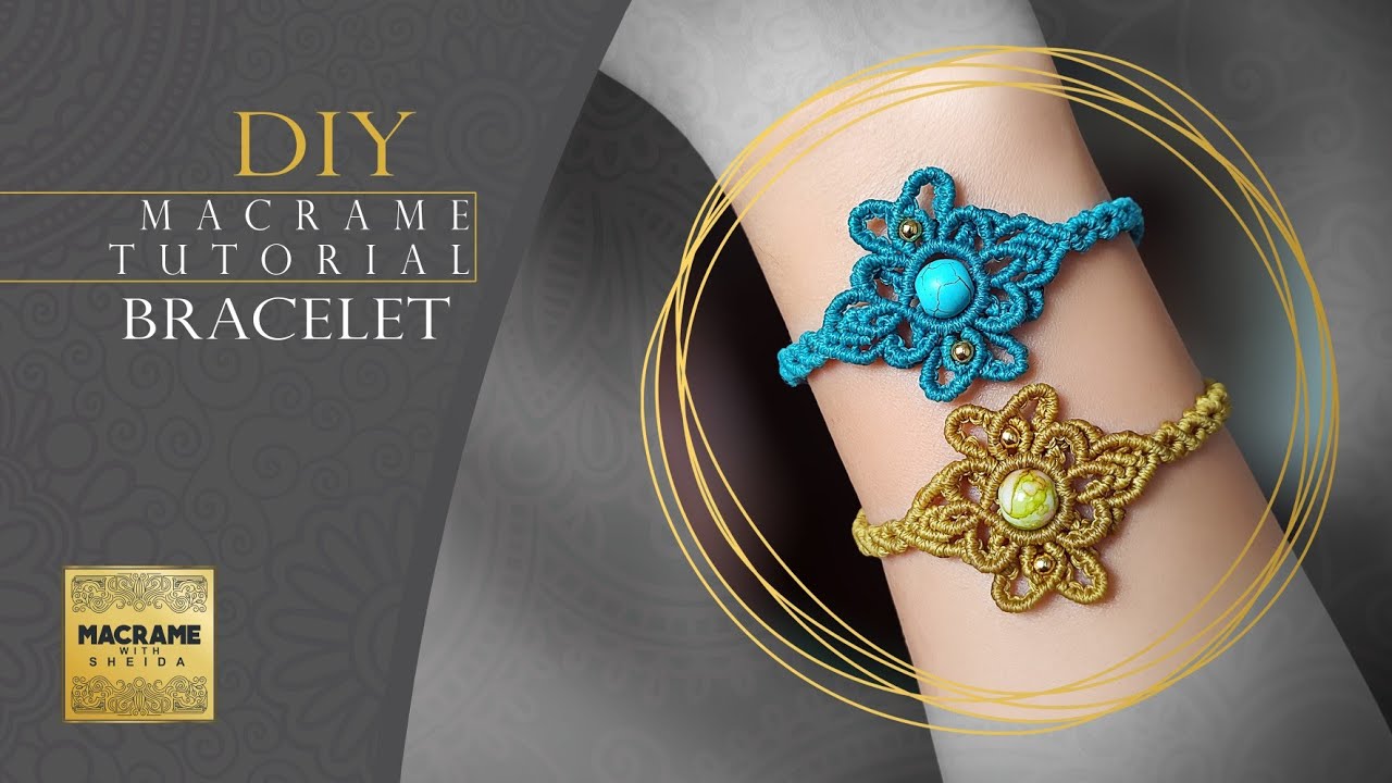 macrame tutorial|teaching a different bracelet|Diy jewelry - YouTube