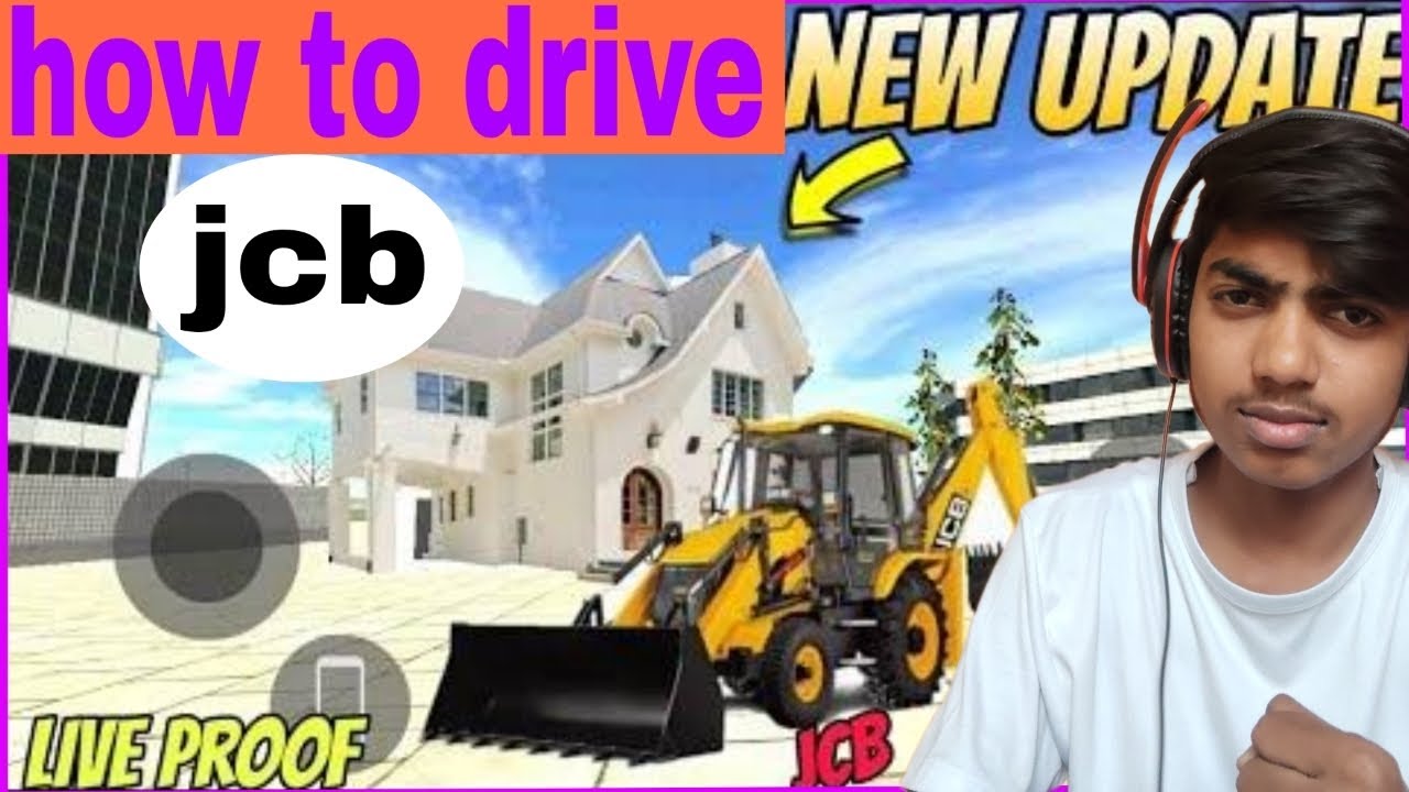 how to drive jcb in indian bike driving 3d @ExtansionGamer07 - YouTube