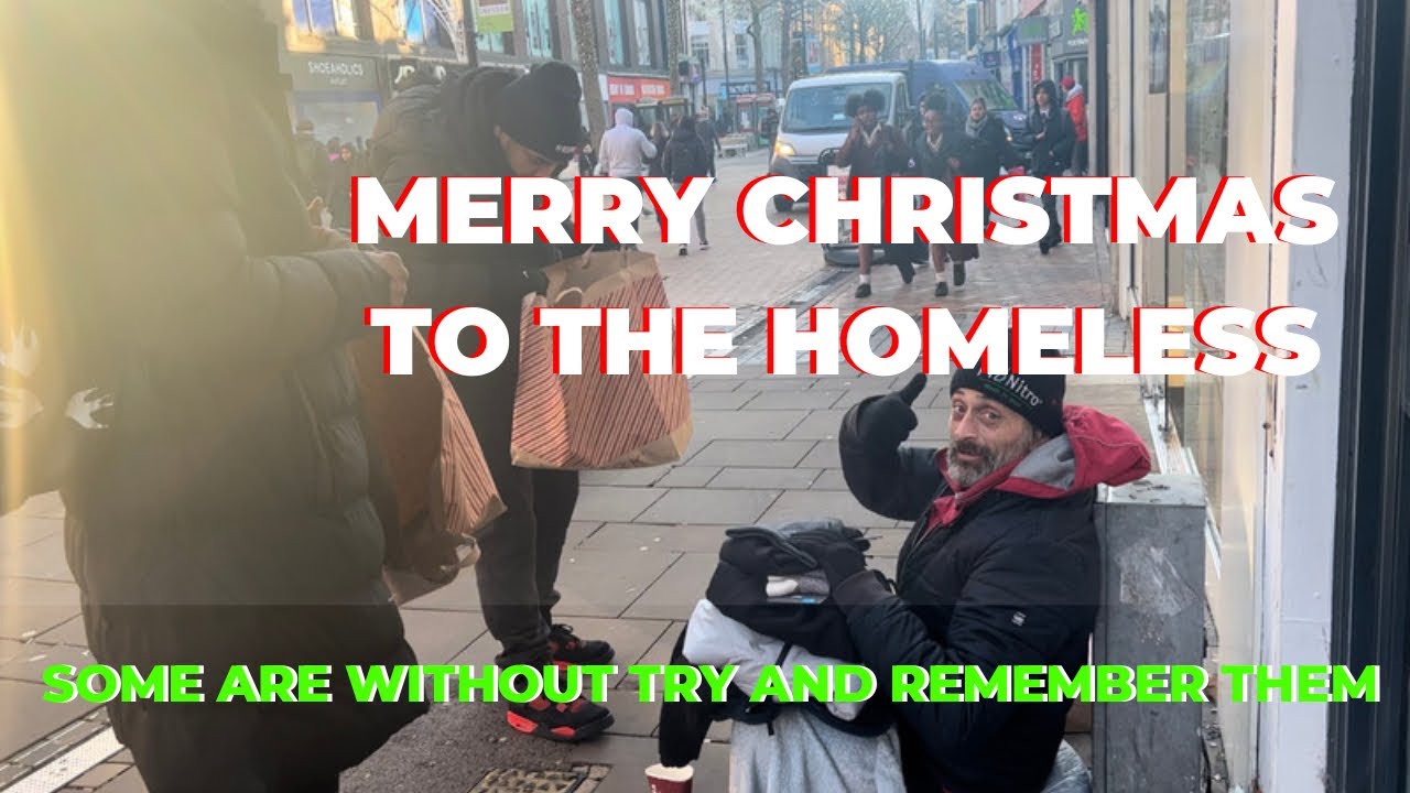 MERRY CHRISTMAS TO THE HOMELESS! Ringo & Team Hit The Streets - YouTube