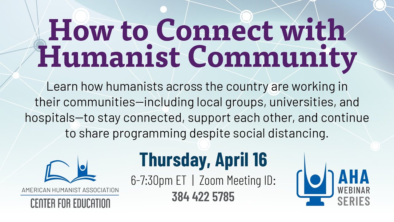 How to Connect with Humanist Community - YouTube