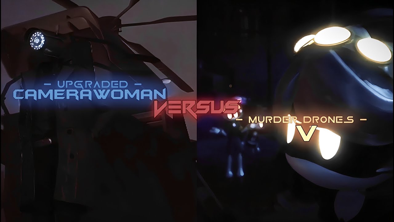 Camerawoman (Upgraded) VS V (Murder Drones) - YouTube