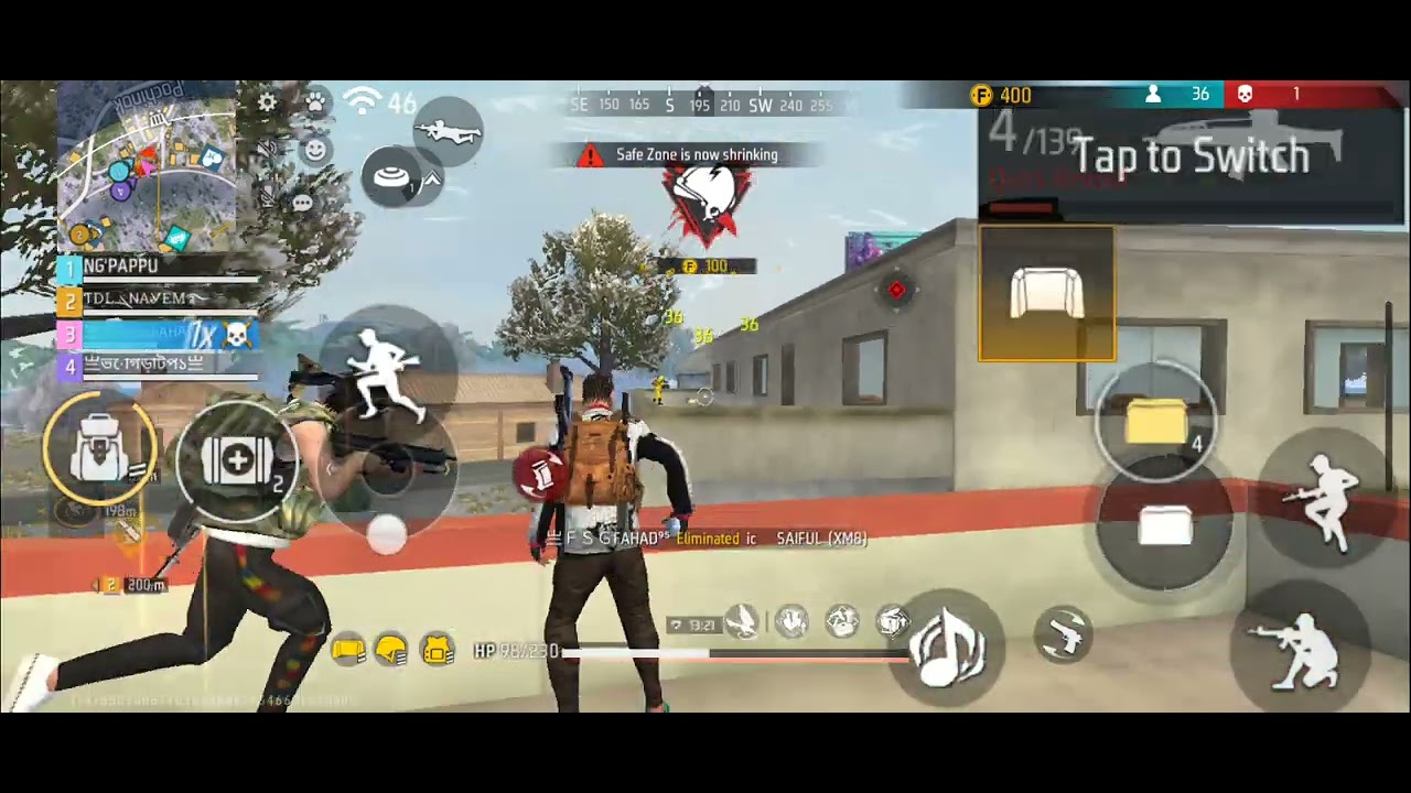 Free Fire Mobile Gameplay - YouTube