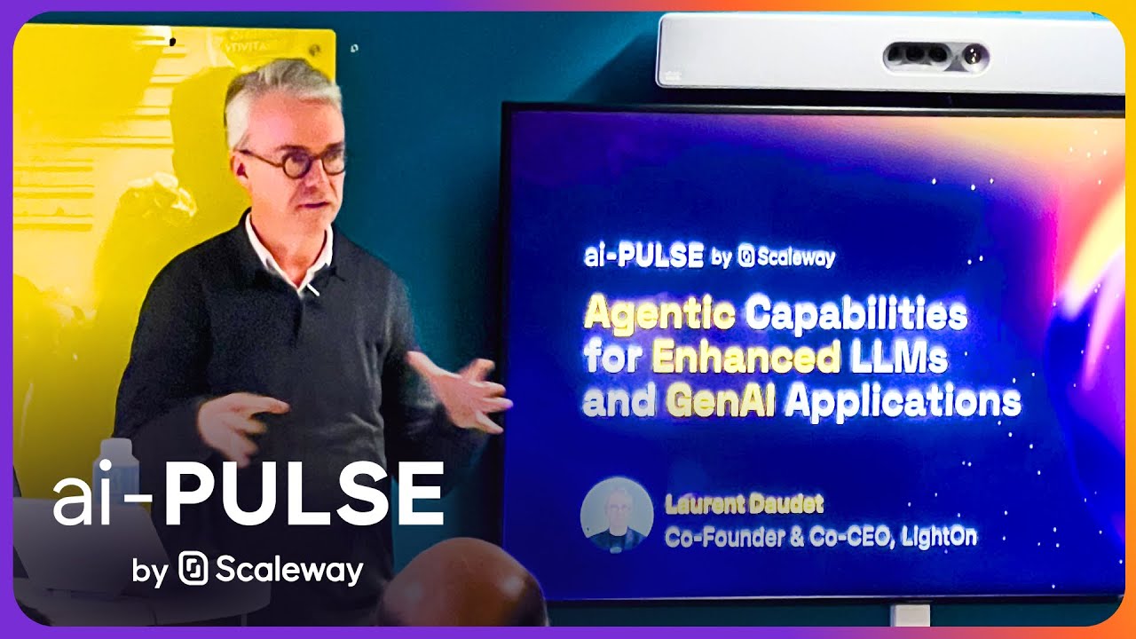 Agentic capabilities for enhanced LLMs and GenAI applications | aiPULSE 2024 Replayy - YouTube