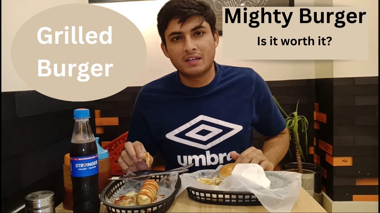 Grilled Smoky Burger from Mighty Burger - YouTube