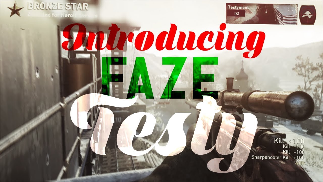 Introducing FaZe Testy - YouTube