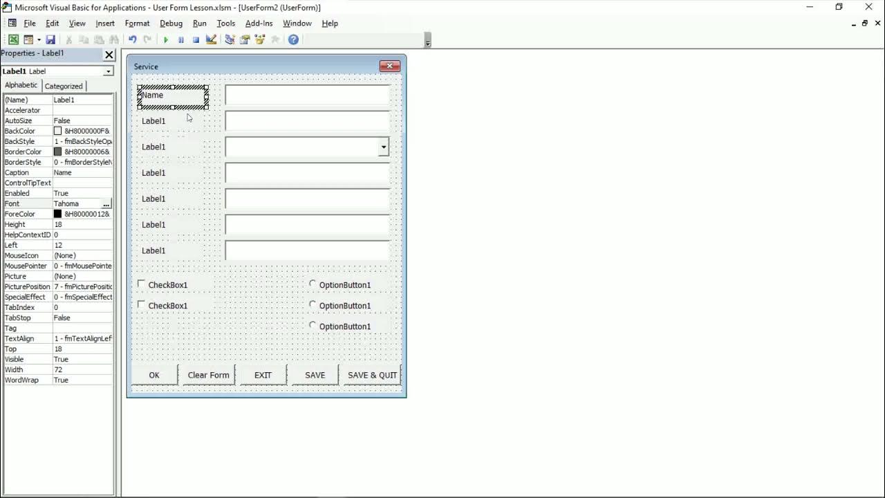 Simple Data Entry Form creation in Excel using VBA Programming ( PART 3 ) - YouTube