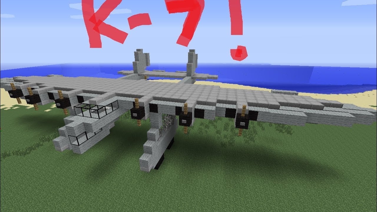 Minecraft Tutorial: Kalinin K-7 (1.1 scale) - YouTube
