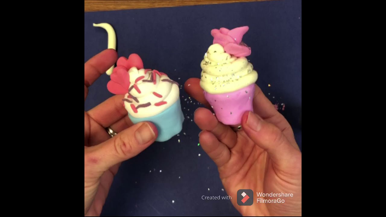 Model Magic Cupcakes - YouTube