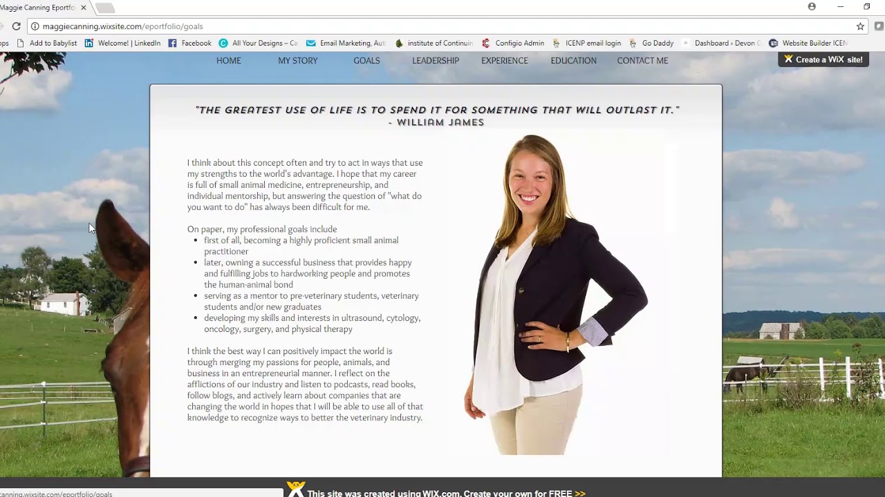 Reflective Writing on EPortfolio example 2 - YouTube